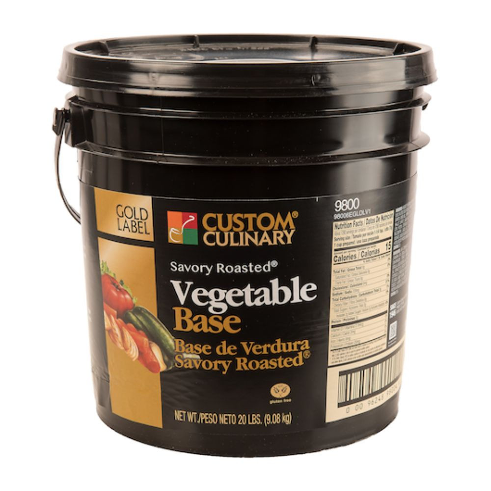 Gold Label Savory Roasted Vegetables Base, 20 Pounds, 1 Per Case