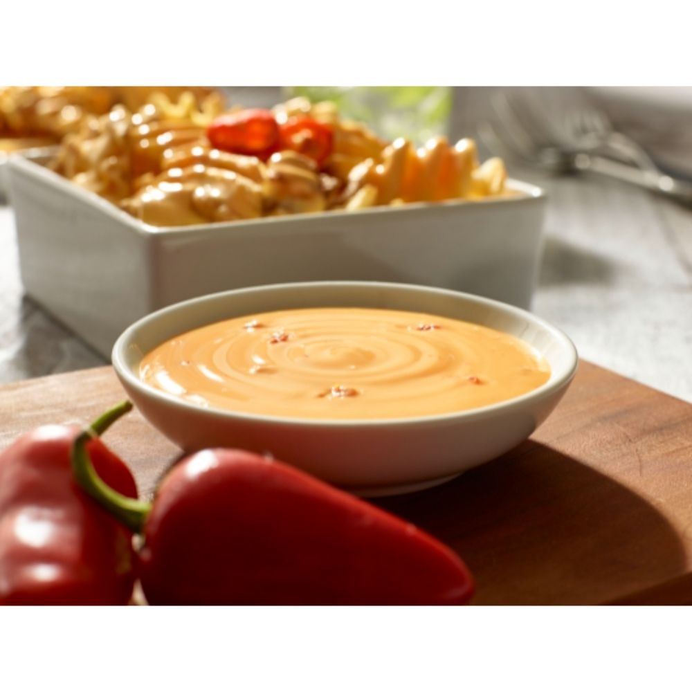 Contigo Jalapeno Cheese Sauce, 6.625 Pound, 6 Cans Per Case