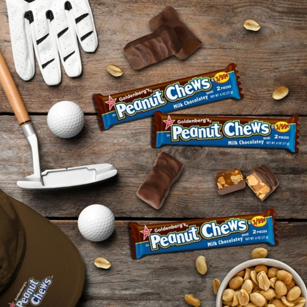 Peanut Chews Milk Chocolate Pre-Priced Stand Up Display, 0.6 Ounces, 24 ...
