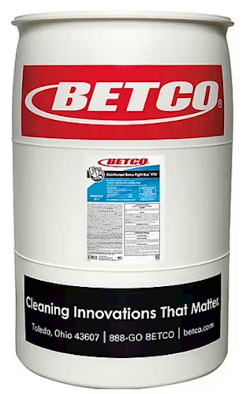 Betco Fight Bac RTU Disinfectant Citrus Floral, 55 Gallon Drum, 4 Per Pallet