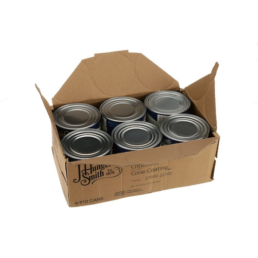 Jhs Chocolate Cone Coating, 109 Ounce, 6 Per Case