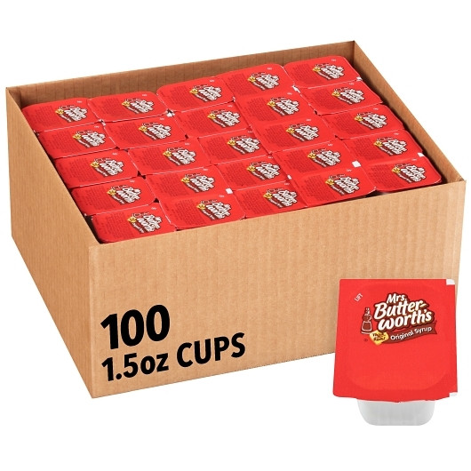 Portion Pac Mrs. Butterworths Original Syrup, 1.5 Ounce, 100 Per Case