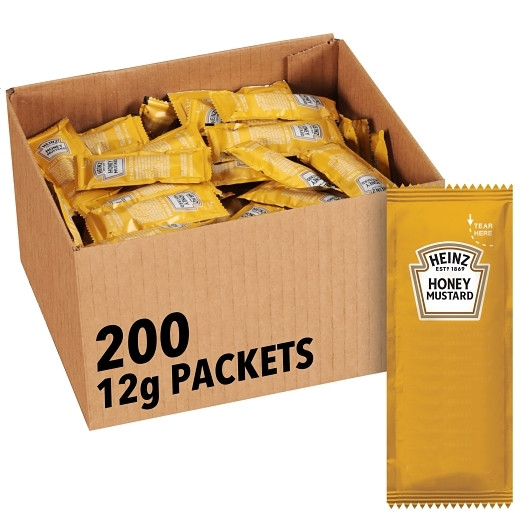 Heinz Honey Mustard, 12 Grams, 200 Per Case