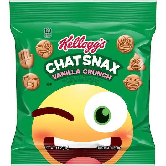 Kellogg Chat Snax Vanilla Graham Snack, 1 Ounces, 210 Per Case