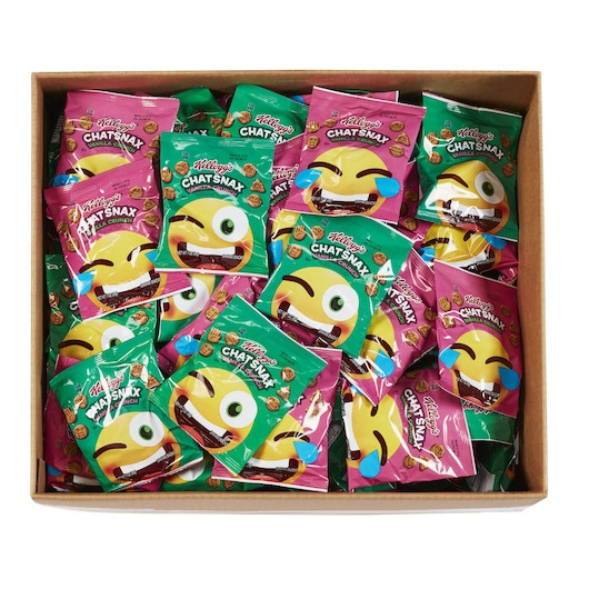 Kellogg Chat Snax Vanilla Graham Snack, 1 Ounces, 210 Per Case