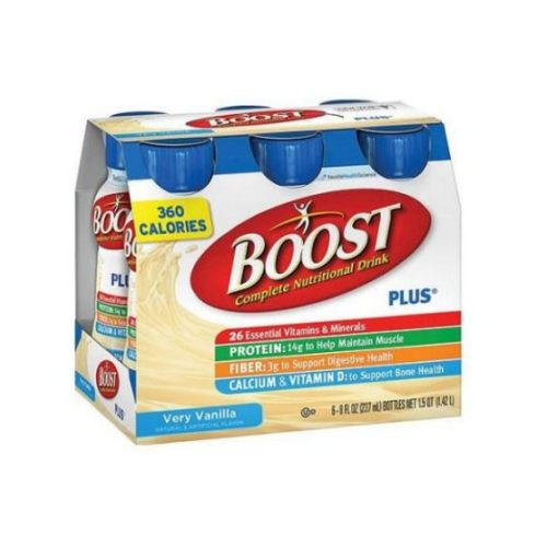Boost Plus Vanilla, 8 Fluid Ounce, 24 Per Case