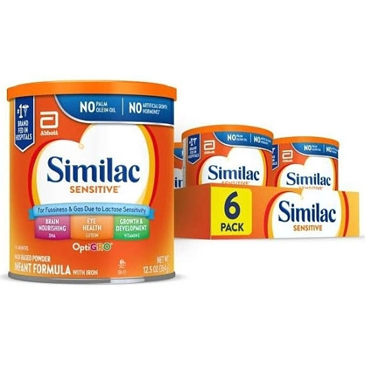 Similac Sensitive Infant Formula, 12.5 Ounce, 6 Per Case