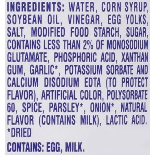 Kraft Light Done Right Ranch Dressing Bulk, 1 Gallon, 4 Per Case