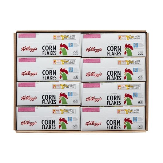 Kellogg's Corn Flakes Cereal Giant Size Box, 24 Ounce, 8 Per Case