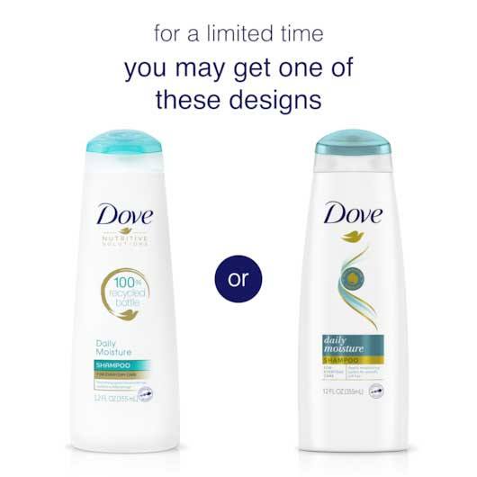 Dove Daily Moisture Therapy Shampoo, 12 Fluid Ounce, 6 Per Case