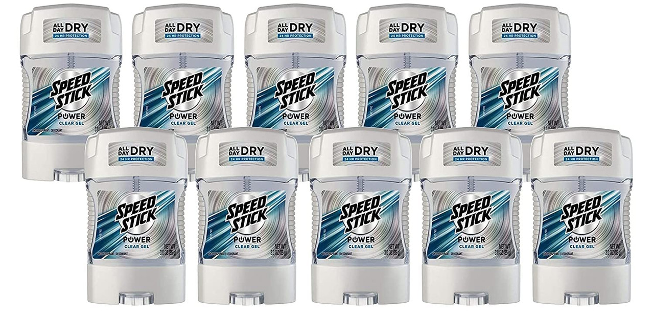 Mennen Men's Speed Stick 24 Hour Power Anti-Perspirant Deodorant Clear ...