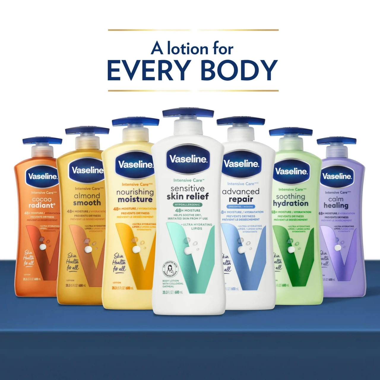 Vaseline Intensive Care Advanced Repair Unscented Body Lotion, 10 Fluid ...