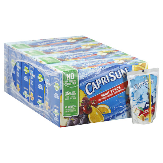 Capri Sun Fruit Punch, 6 Ounce, 40 Per Case