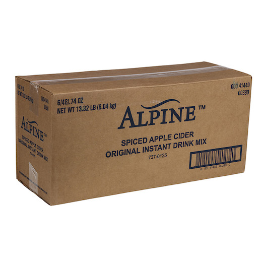 Alpine Spiced Apple Cider, 48 Count, 6 Per Case