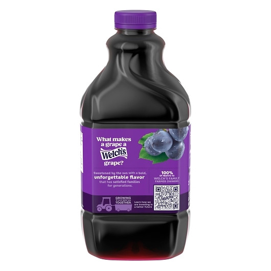 Welch's 100% Concord Grape Juice, 64 Fluid Ounce, 8 Per Case