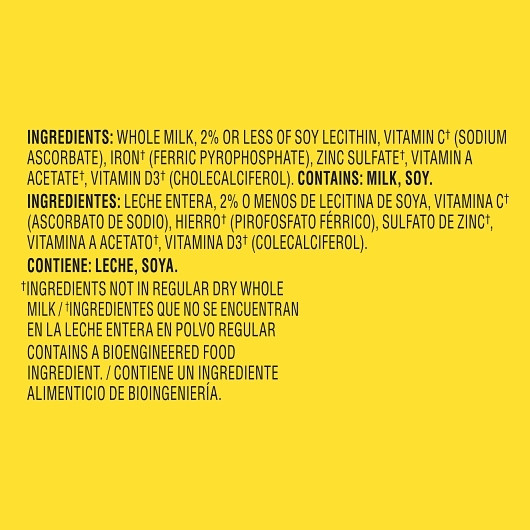 Nestle Nido Fortificada Dry Whole Milk, 56.3 Ounce Canister, 6 Per Case