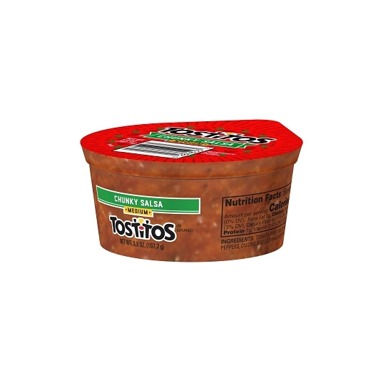 Tostitos Medium Chunky Salsa Dip, 3.8 Ounces, 30 Per Case