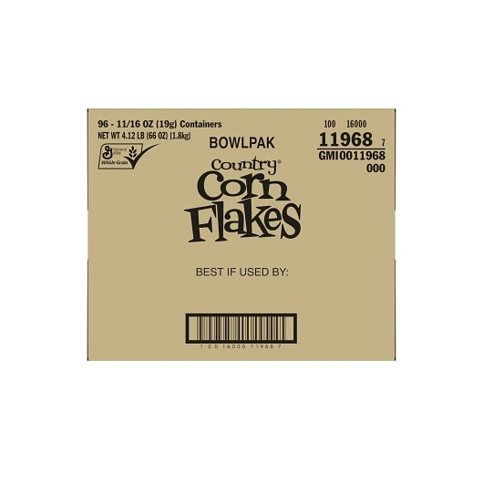 Country Corn Flakes Cereal, 0.69 Ounce, 96 Per Case