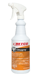 Betco Degreaser, Foaming, Citrus Orange Scent, Citruspray RTU, 1 qt, 12 ...