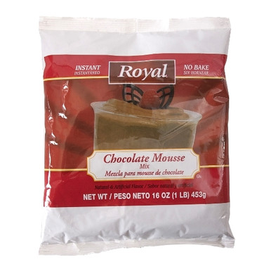 Royal Chocolate Mousse Mix, 16 Ounce, 6 Per Case