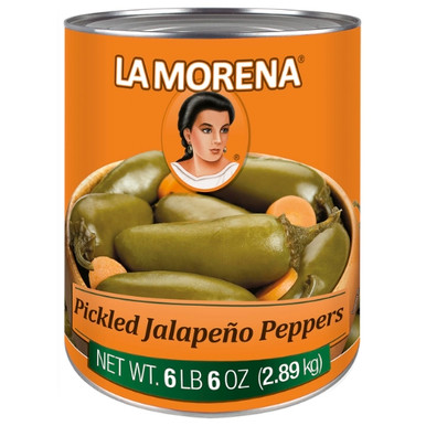 La Morena Pickled Whole Jalapeno, 108 Fluid Ounces, 6 Per Case