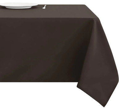 Oxford Chocolate Brown Square Table Linen - 64x64, 1 Dozen