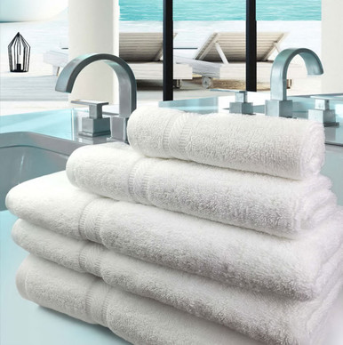 Oxford Forza Hand Towel 16 x 30 - 4 lb, White, 1 Dozen