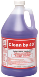 Spartan Clean by 4D Fresh Scent, 1 Gallon, 4 Per Case