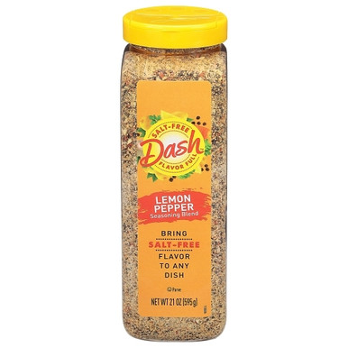 Dash Lemon Pepper Seasoning, 21 Ounce, 6 Per Case