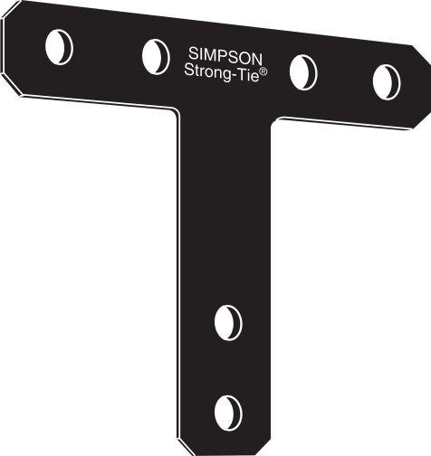 1212HTPC Heavy T-Shaped Strap Tie