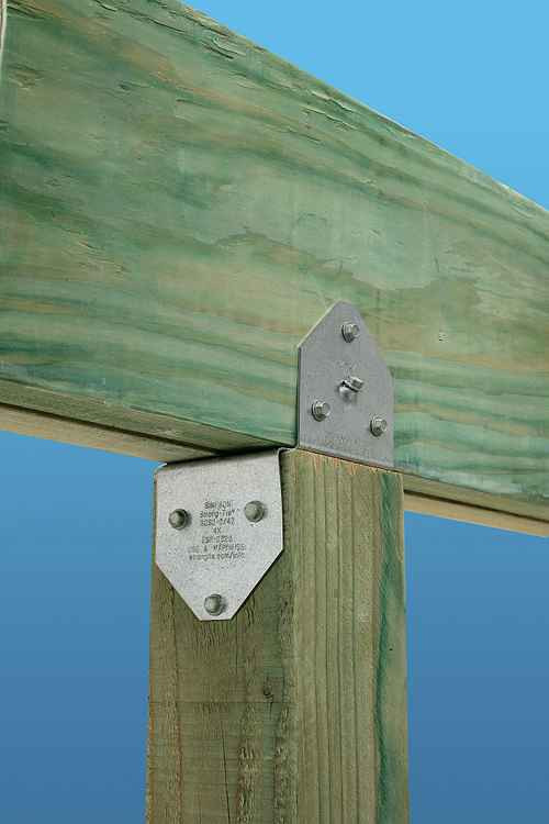 BCS2-2/4Z Post Cap w/ Double-Shear Nailing