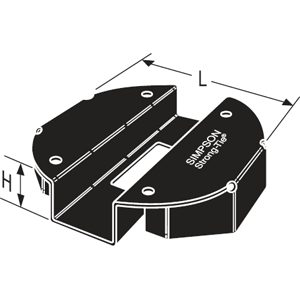 PBV10PC Post Base (for Viga Post)