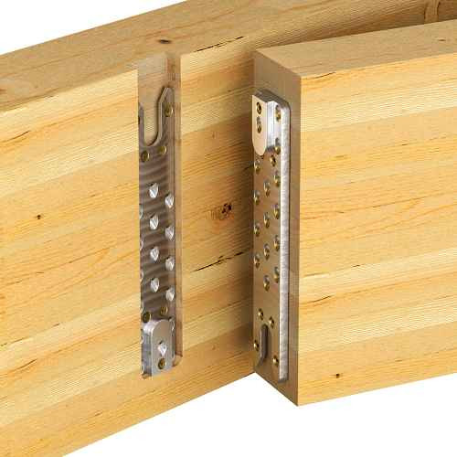 ACBH3X15.37-R1 Concealed Beam Hanger (2-backplates screws not included)
