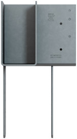 ECCLLQ3.25-6SDS End Column Cap L-Shaped, Quick-Install