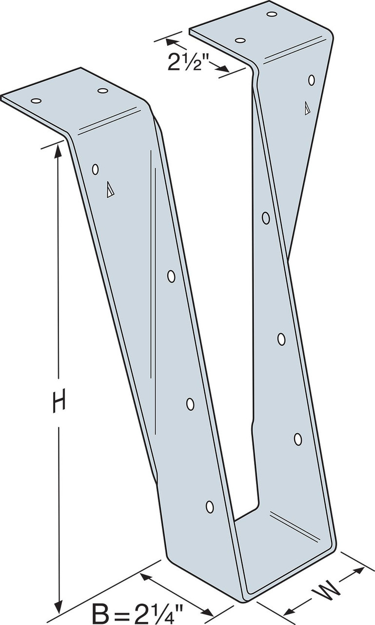 S/LBV4.18X CFS Joist Hanger (Choose Height)