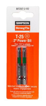 BIT25T-2-R2 Power Bit (Pack of 2pcs)