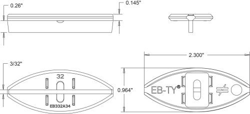 EB332WP316R175 EB-TY Premium Hidden Deck Fastener (175pc Deck Pack)