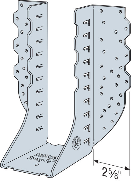 HGUS5.50/14 Heavy Girder Hanger with Double-Shear Nailing