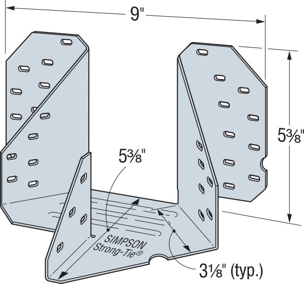 THJA26 Multiple-Truss Hip/Jack Hanger