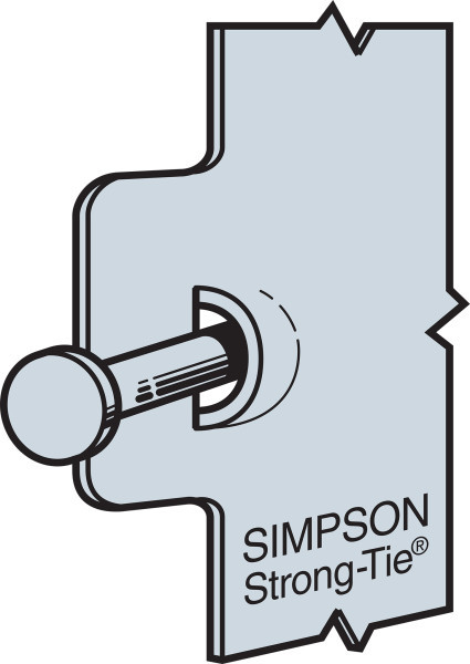LUS28 Light-Capacity U-Shaped Hanger with Double-Shear Nailing