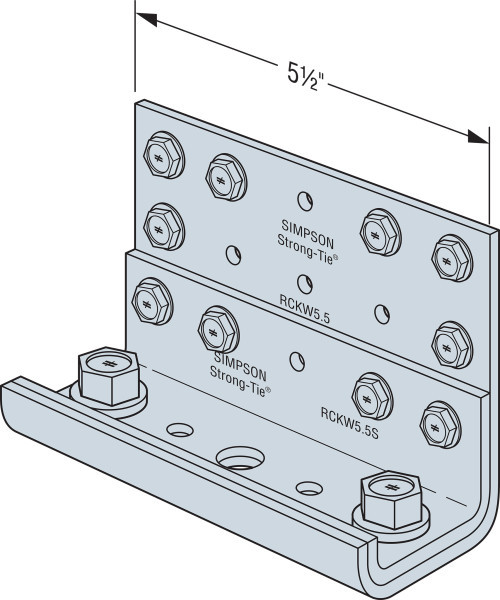 RCKW5.5S-R10 Kneewall Connector Stiffener (Carton of 10pcs)