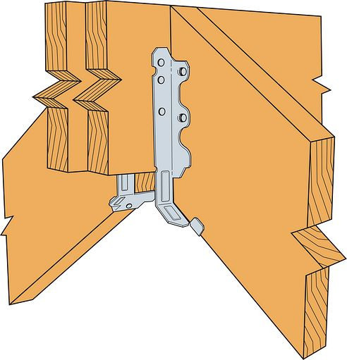 LRU212Z Face-Mount Rafter Hanger (Carton of 25pcs)