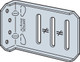 SCB45.5-KT Bypass Framing Slide-Clip Connector Kit (Pack of 25pcs)