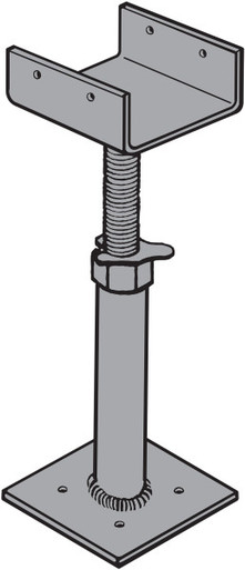 J813 Floor Beam Leveler / Jack Pier 8-13 in