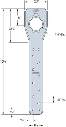 PHC12 Panel Hoist Clip