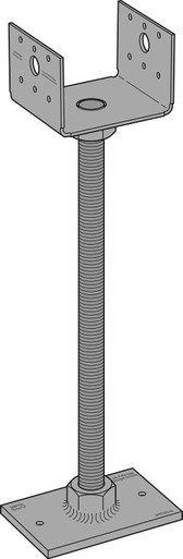 PPBF44 Adjustable Porch Post Base