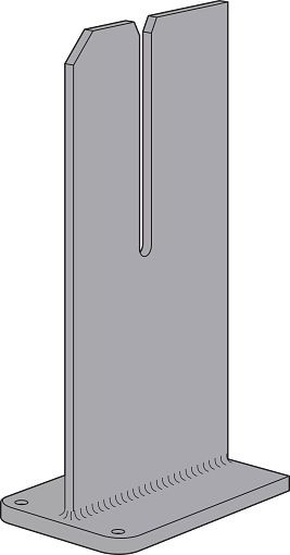 HSKP5.75X17-W Heavy Seated Knife Plate Hanger Weld