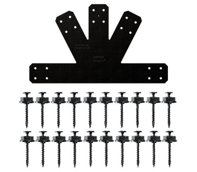 APVGP612 Decorative Gable Plate w/ Fasteners