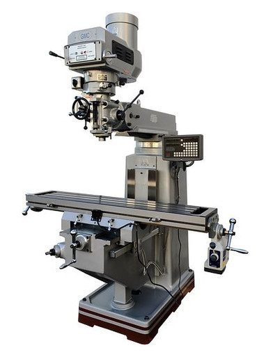 GMC Machinery 10" x 54" Vertical Mill Metal Milling Machine with 2-Axis DRO