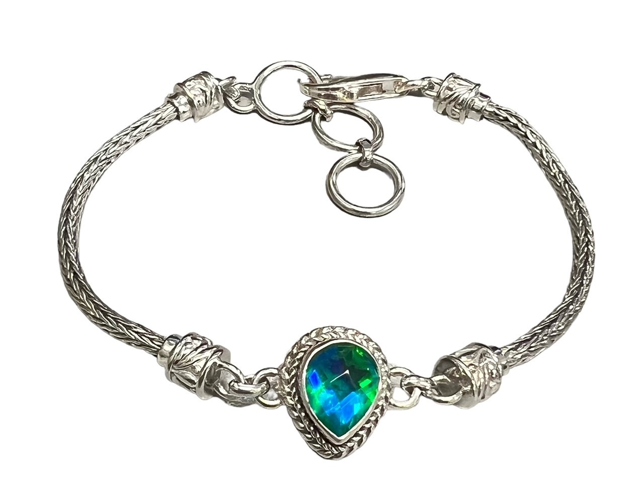 Sterling Silver Siesta Key Watercolor Gemstone (TM) Bracelet SKB36 ...